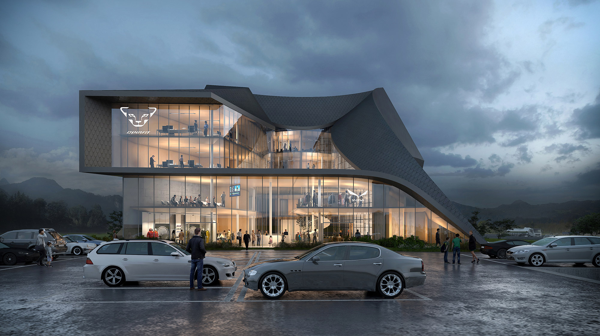 Headquarters in Kiefersfelden / work / Visualarch